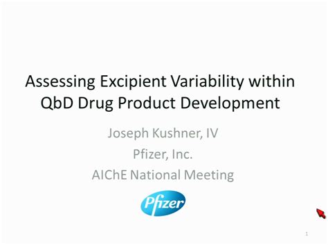 Assessing Excipient Variability Within Qbd Drug Product Development Aiche