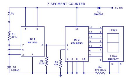 Two Digit Counter Circuit Wiring Diagram