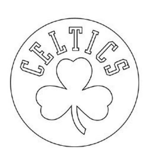 Celtics Coloring Pages Printable