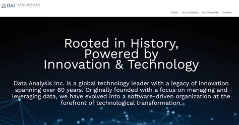 Data Analysis Inc Home Page