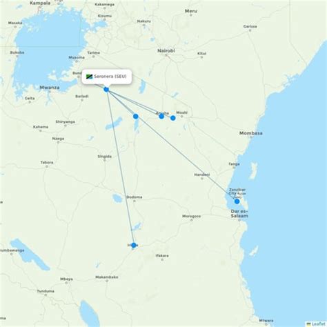 Seronera Seu Flight Routes And Destinations Flight Routes