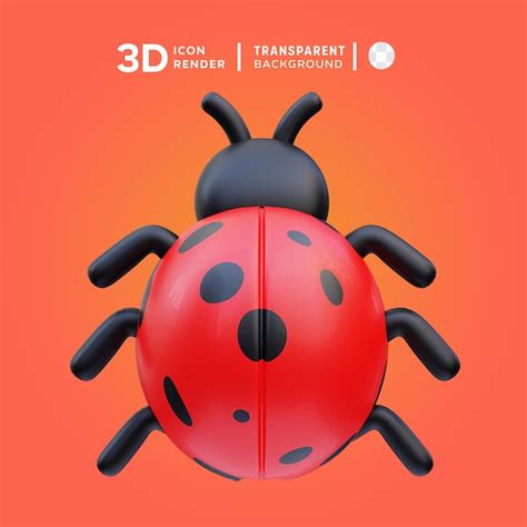 Premium Psd Psd Bug 3d Illustration