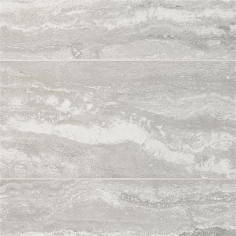 Grey Travertine Tile Backsplash