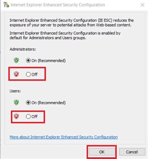 How To Turn Off Ie Enhanced Security On Windows Server