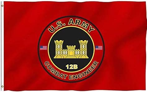 Combat Engineer Flag 3x5 For Outdoors Garden Flags Banner