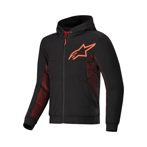 Alpinestars Chrome Air Sport Hoodie Black Red Motostorm En
