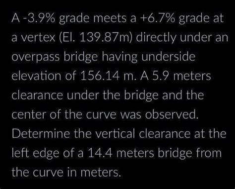 Solved A −3 9 Grade Meets A 6 7 Grade At A Vertex El
