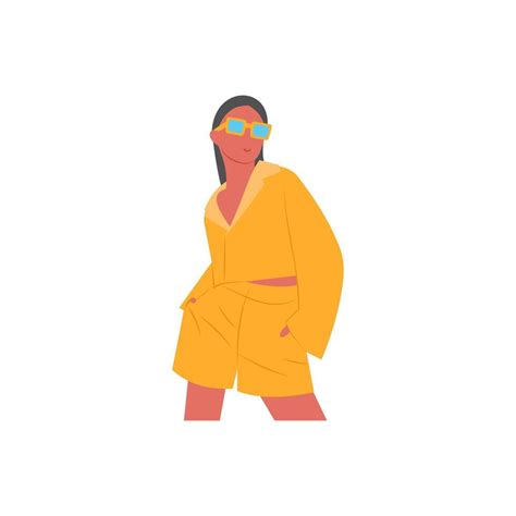 Model Flat Illustration 53307656 Vector Art At Vecteezy