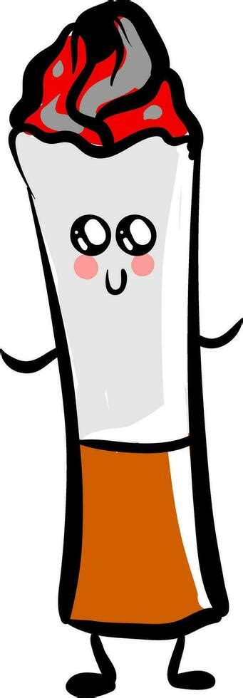 Cute Cigarette Illustration Vector On White Background 35418531