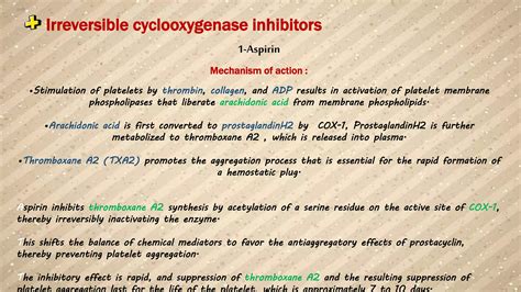 Anticoagulants Platelet Aggregation Inhibitors Thrombolytic Drugs
