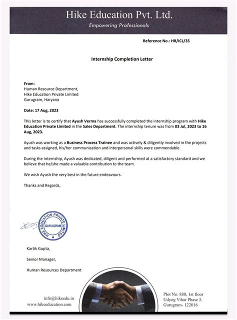 Ayush Verma On Linkedin Certificateofcompletion Internshipexperience