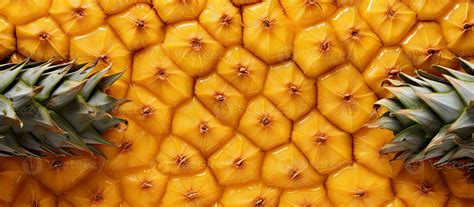 Background With The Texture Of Pineapple Skin Close Up Of A Pattern