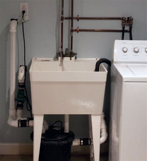 Utility Sink Pump In Basement At Rex White Blog