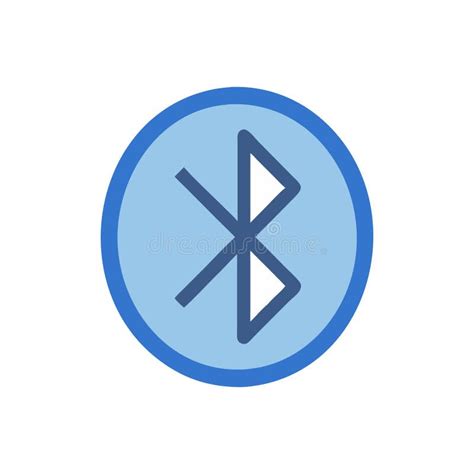 Comprehensive Bluetooth Icon For Connectivity Stock Illustration