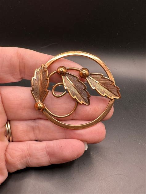 Vintage Modern Copper Pin Gem