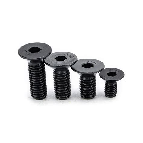China Manufacturing Companies For L Key Bolt DIN7991 Black Hex Socket