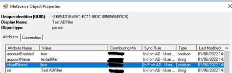 Ad Connect Attribute Filtering Microsoft Qanda