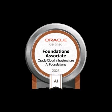 Oracle Certification Oraclecloud Artificialintelligence