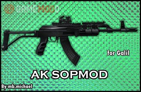 Ak Sopmod For Galil Cs 1 6 Skins Weapons Galil Gamemodd