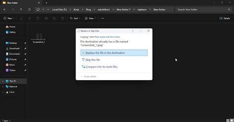 Perbedaan Replace Skip Dan Compare Info For Both Files Saat Copycut File Satutitiknol