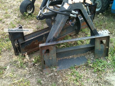 Foot Skidloader Grader Attachment Fits Bobcat And Others With Remote Control