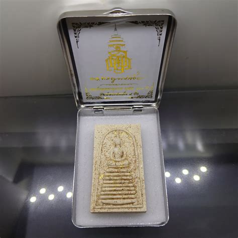 พระสมเด็จพุทธานุภาพ ญสส 100 ปี นำฤกษ์ พิมพ์พระสมเด็จ 9 ชั้น เนื้อผงพุทธคุณผสมผงเกสร หลัง