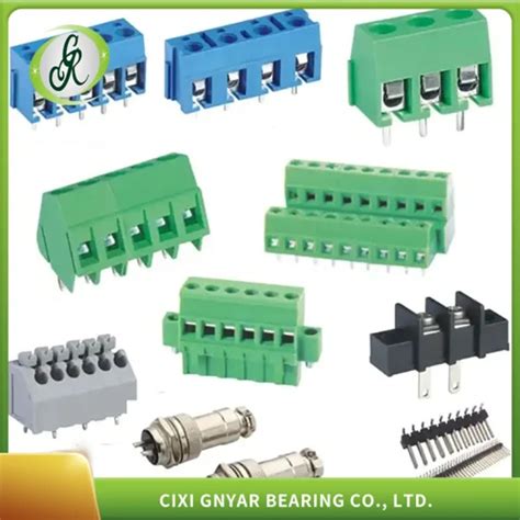 Pcb China Factory Electrical Pcb L Type Rail Mounted Terminal Block Terminal Blockterminal Block