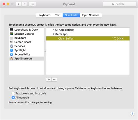 iterm2 remapping iterm 2 s shortcut for clear buffer super user