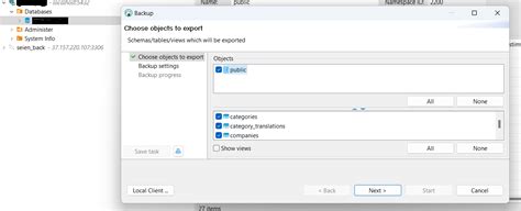 Postgresql Dbeaver Export From Database Postgres Table Structure