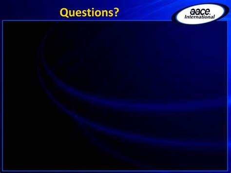 Ppt The [aace] Estimate Classification System Applied To The Doe Cd