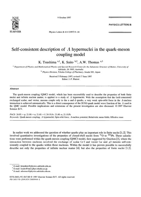 pdf self consistent description of Λ hypernuclei in the quark meson