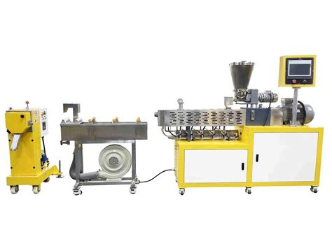 Twin Screw Extrusion Granulation Line Water Cooled Strips Series Mechmill