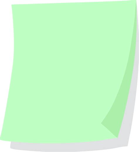 Colored Post It Note Paper Rounded Edges Sticky Notes For Reminders 21879890 Png