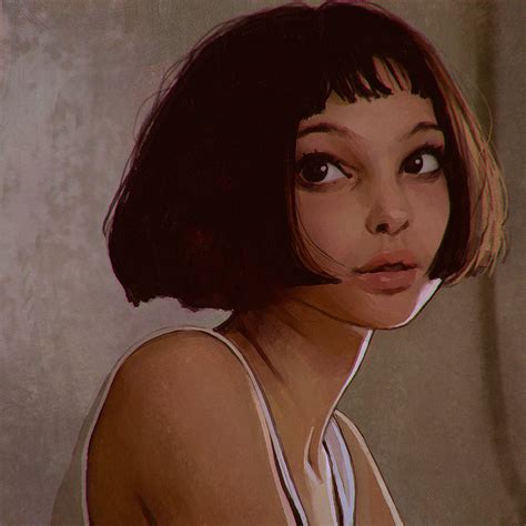 Mathilda Lando Léon Le Professionnel Wallpaper By Ilya Kuvshinov