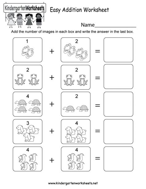 Elementary Addition Worksheets