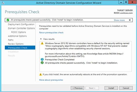 step by step guide to install read only domain controller rodc