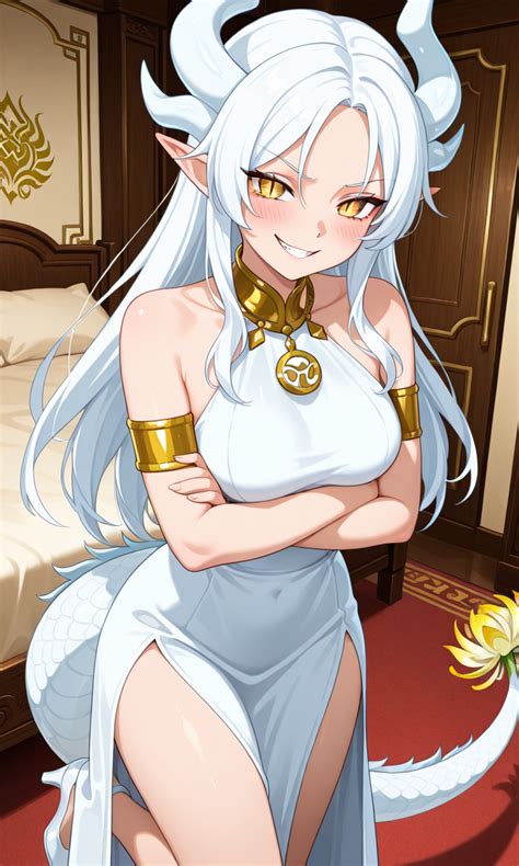 Rule 34 Ai Generated Blush Blush Cheeks Breasts Dragon Dragon Eyes
