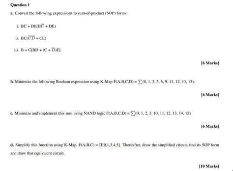 Solved A Convert The Following Expressions To Chegg