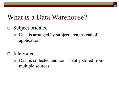 PPT Data Warehousing PowerPoint Presentation Free Download ID