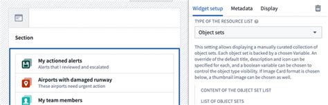 Workshop • Visualization Widgets • Resource List • Palantir