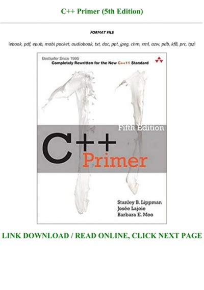 Best PDF C Primer Th Edition Full Pages
