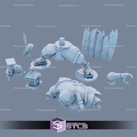 jax action pose 3d print stl league of legend specialstl