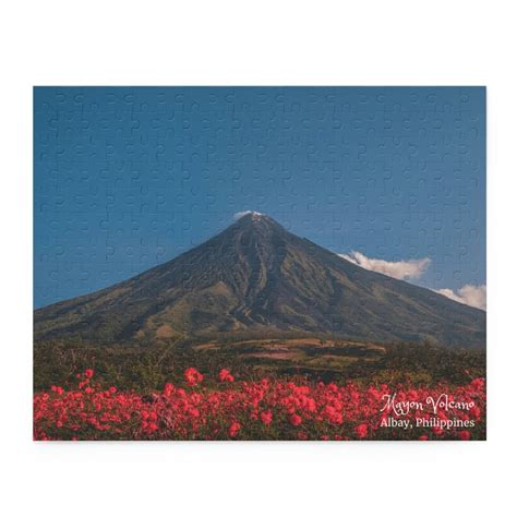 Mayon Volcano Albay Philippines Puzzle 252 500 Piece Etsy