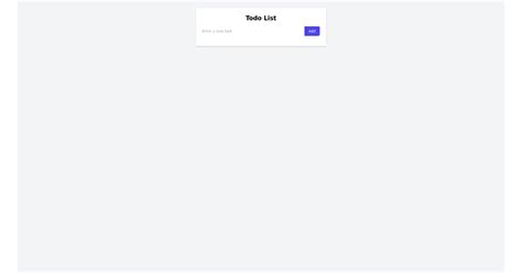 Todo List Free React Tailwind Component