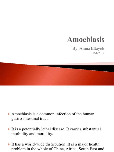 An Overview Of Amoebiasis Causative Agent Transmission Clinical Manifestations Diagnosis