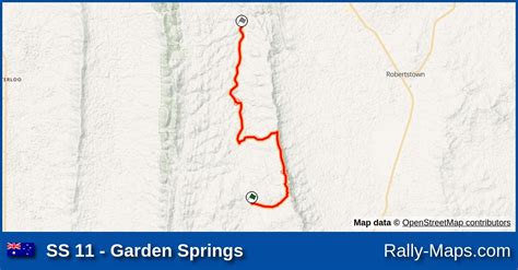 Ss 11 Garden Springs Stage Map Rally Of The Heartland 2025 Sarc 🌍