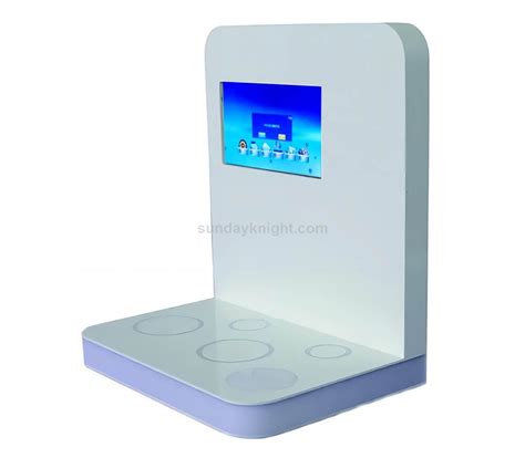 Custom Lcd Screen Acrylic Counter Display Stand