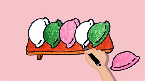 추석그림 맛있는 송편 그리기 랄라제이의 손그림 Youtube