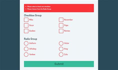 18 JavaScript Form Validation Code Examples OnAirCode