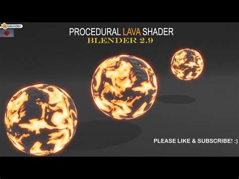 Blender Procedural Lava Shader In Blender 2 9 Beginner Tutorial